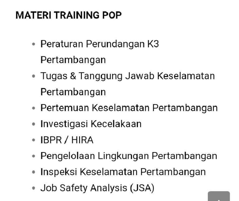 Beberapa Contoh Materi POP | PDF