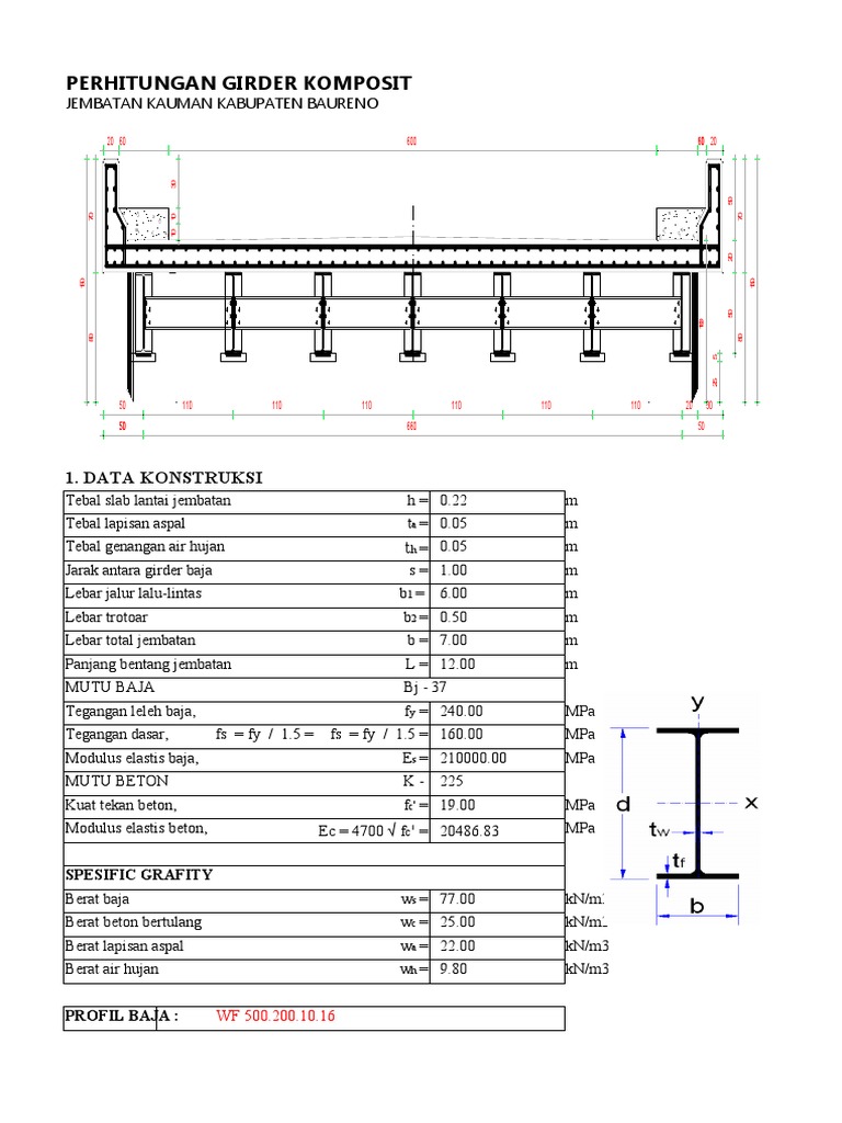 Compossit Girder. Rev2-2 | PDF