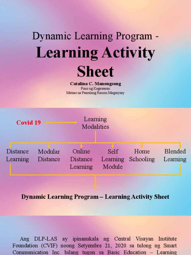 Learning Activity Sheets | PDF