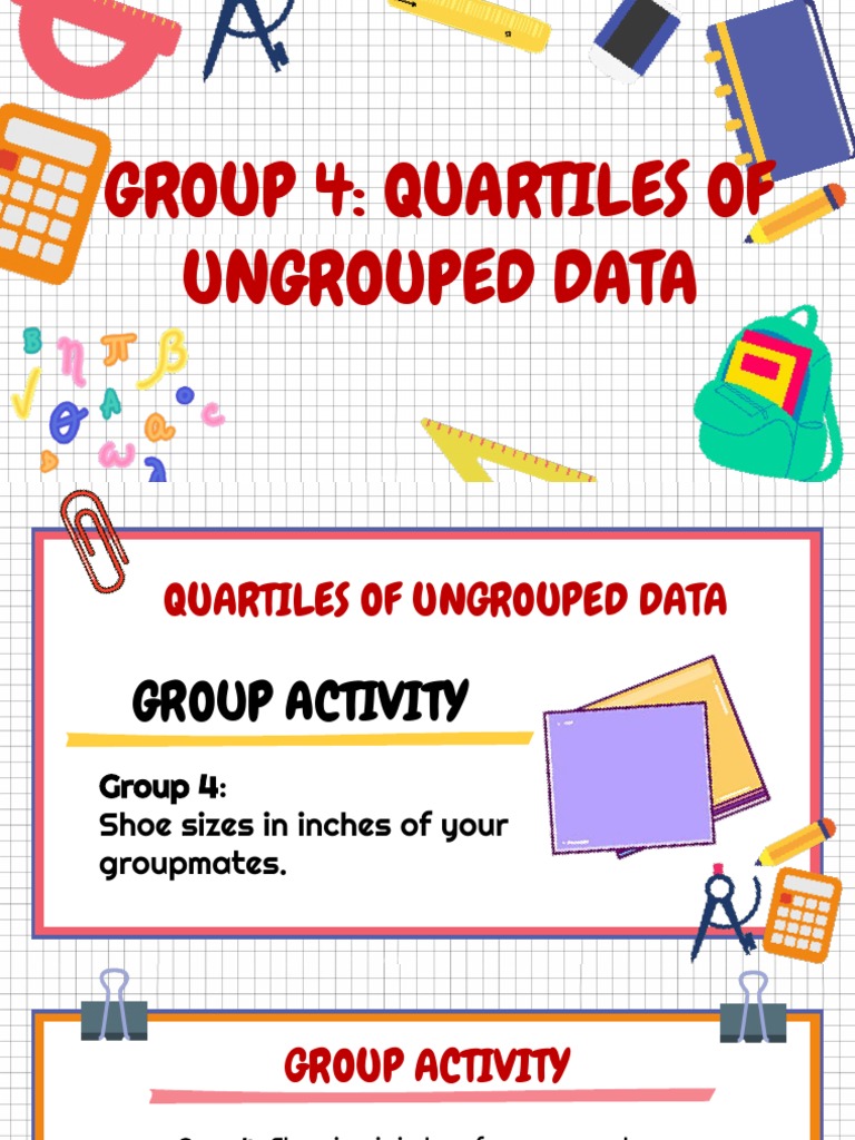 Quartiles Of Ungrouped Data | PDF