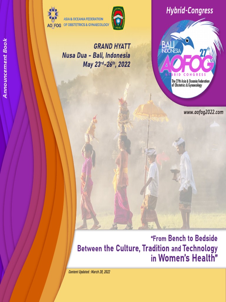 Announcement Aofog 2022 | PDF | Travel Visa | Clinical Medicine