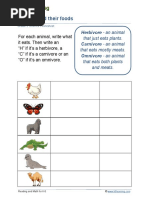 Types of Animals: Grade 2 Science Worksheet | PDF | Home & Garden ...