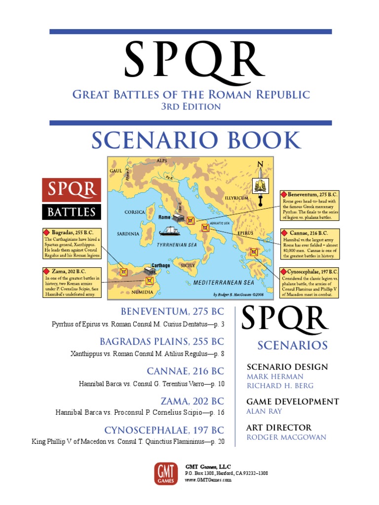 Scenario Book: Great Battles of The Roman Republic | PDF | Ancient Rome ...