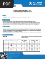 Atlanta PVC Pipe Specifications Guide | PDF | Economic Sectors | Gas ...