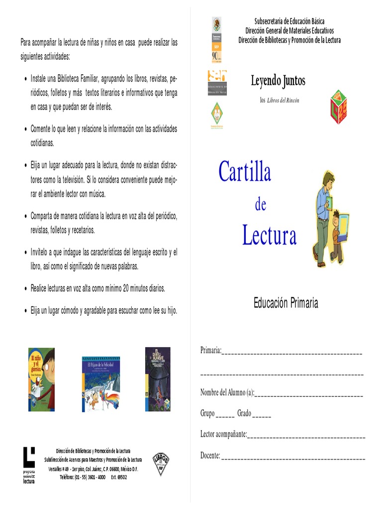 Cartilla de Lectura | PDF | Cognición | Aprendizaje