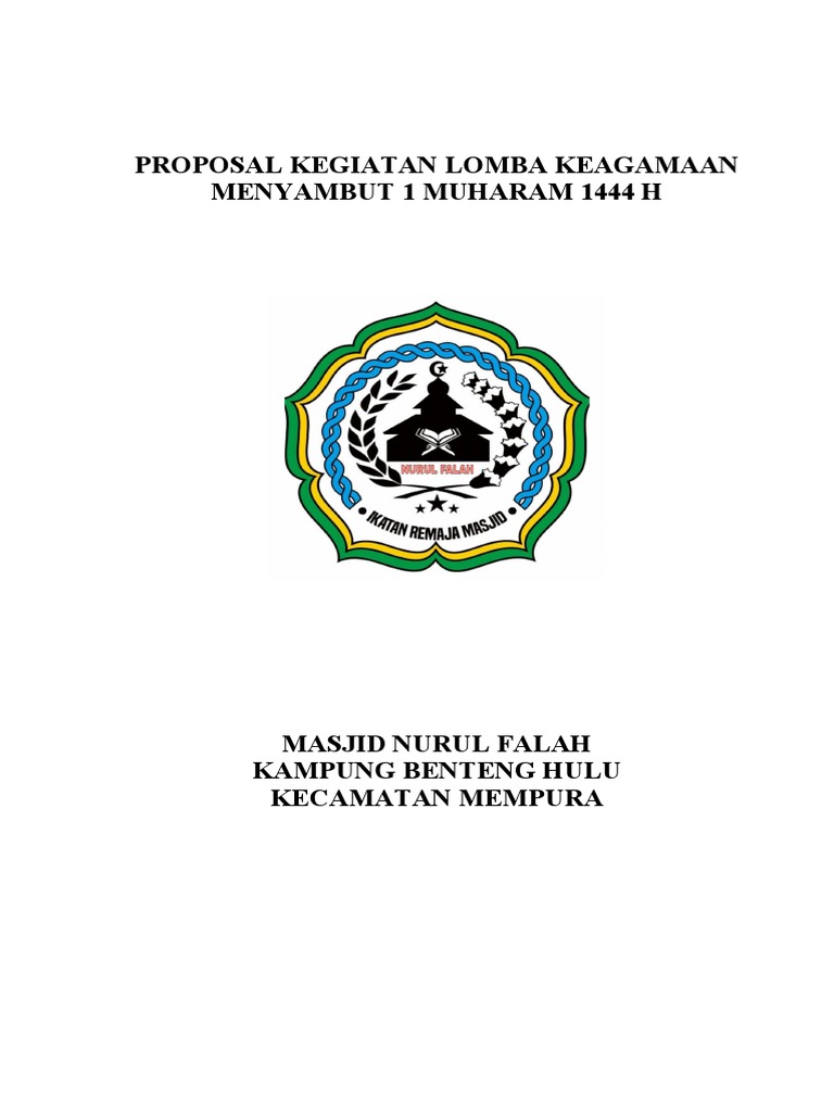 Proposal Remaja Masjid Nurul Falah | PDF