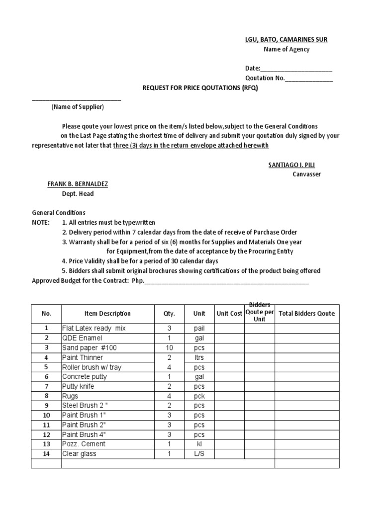 Quotation & PO | PDF | Economies