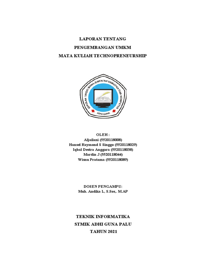 Tugas Technopreneurship | PDF