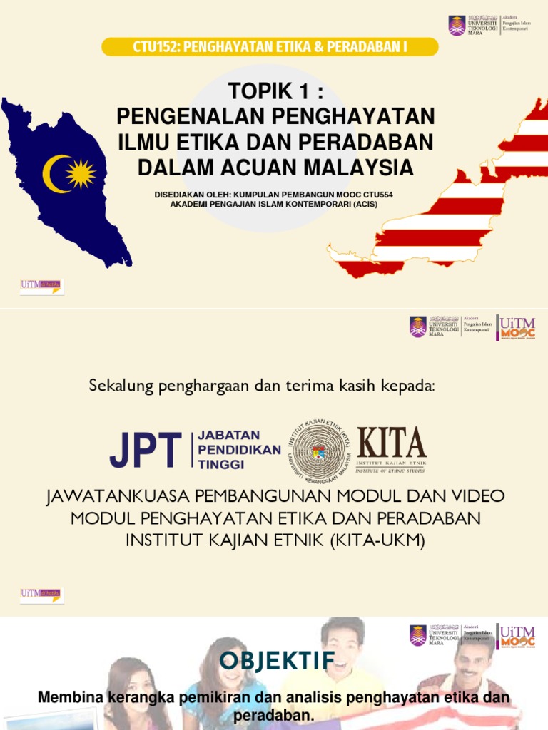 Topik 1 - Pengenalan Penghayatan Ilmu Etika Dan Peradaban Dalam Acuan ...