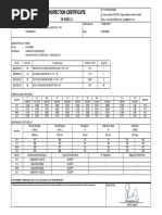 Sample MTC: Material Test Certificate | PDF | Screw | Manufactured Goods