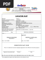 Locator Slip Sample | PDF
