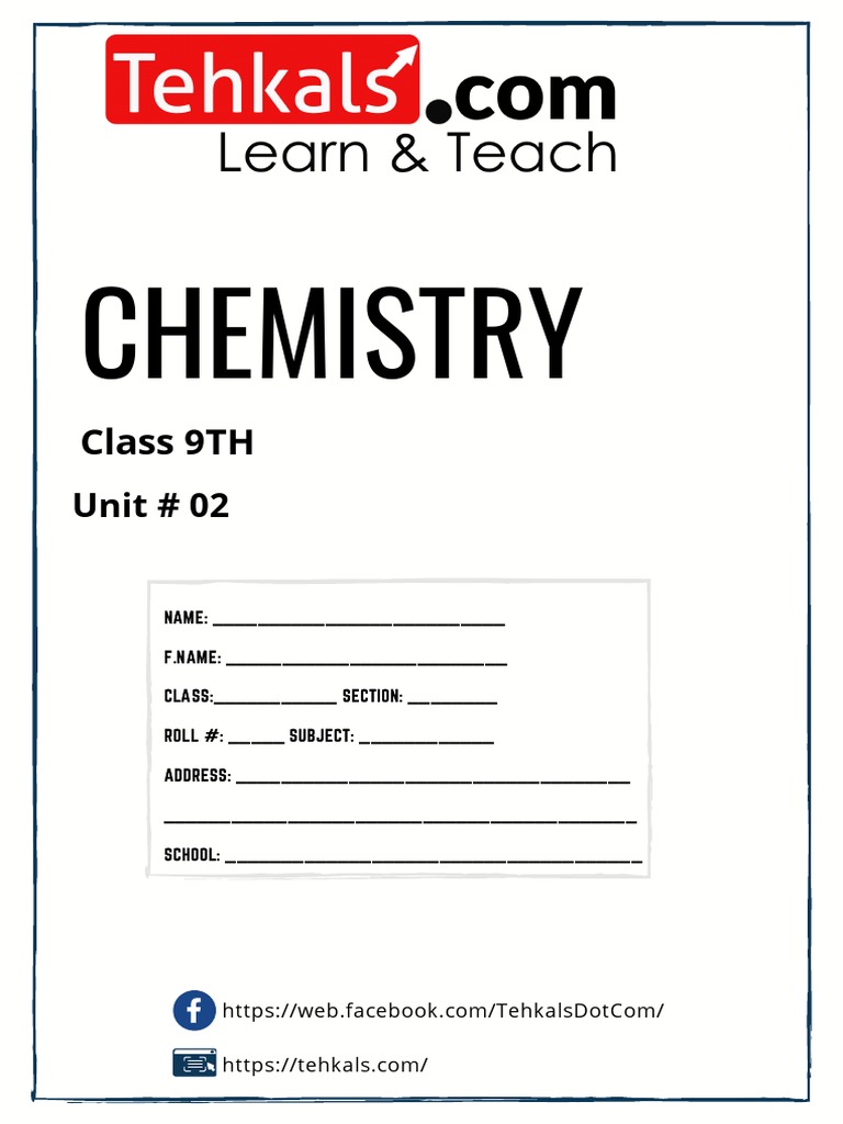Class 9 Chemistry: Atom Structure Notes | PDF | Atoms | Atomic Nucleus