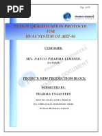 HVAC System Qualification Protocol (Validation) - Pharmaceutical Guidelines | PDF | Calibration ...