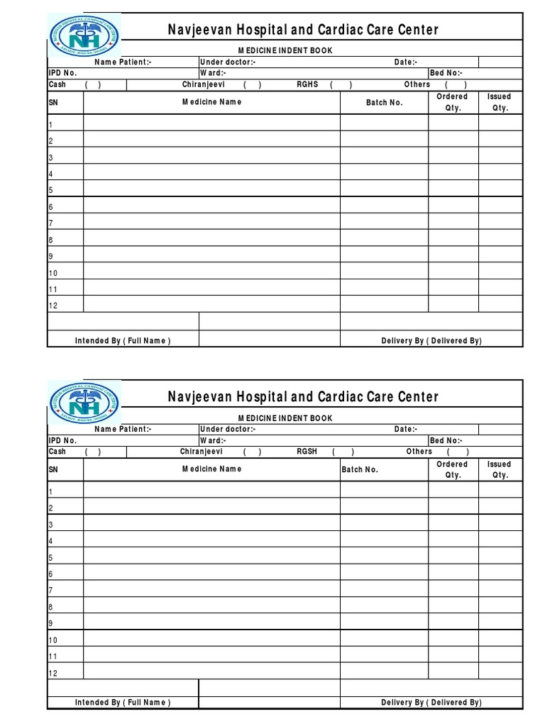 Medicine Indent Books | PDF