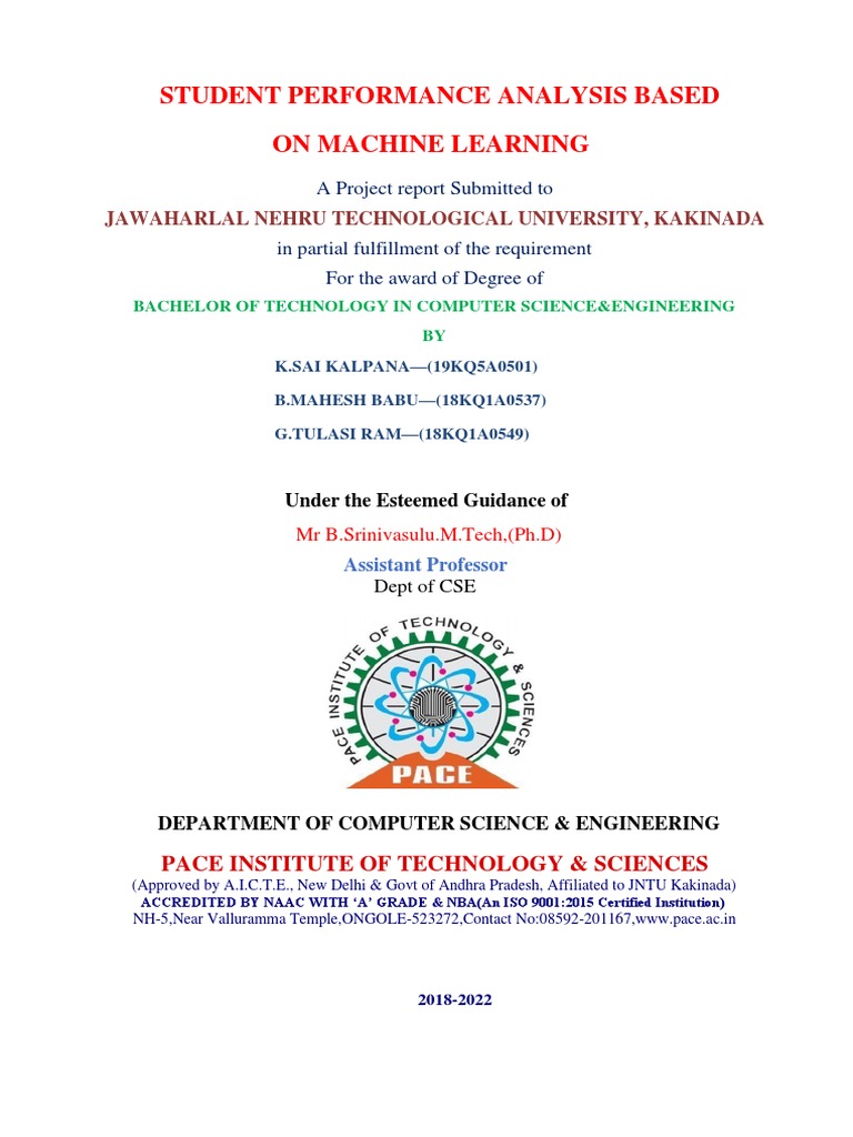 Mini Project | PDF | Machine Learning | Statistical Classification