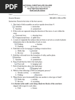 Rocks & Minerals - Unit Test (Answer Key) | PDF | Rock (Geology ...