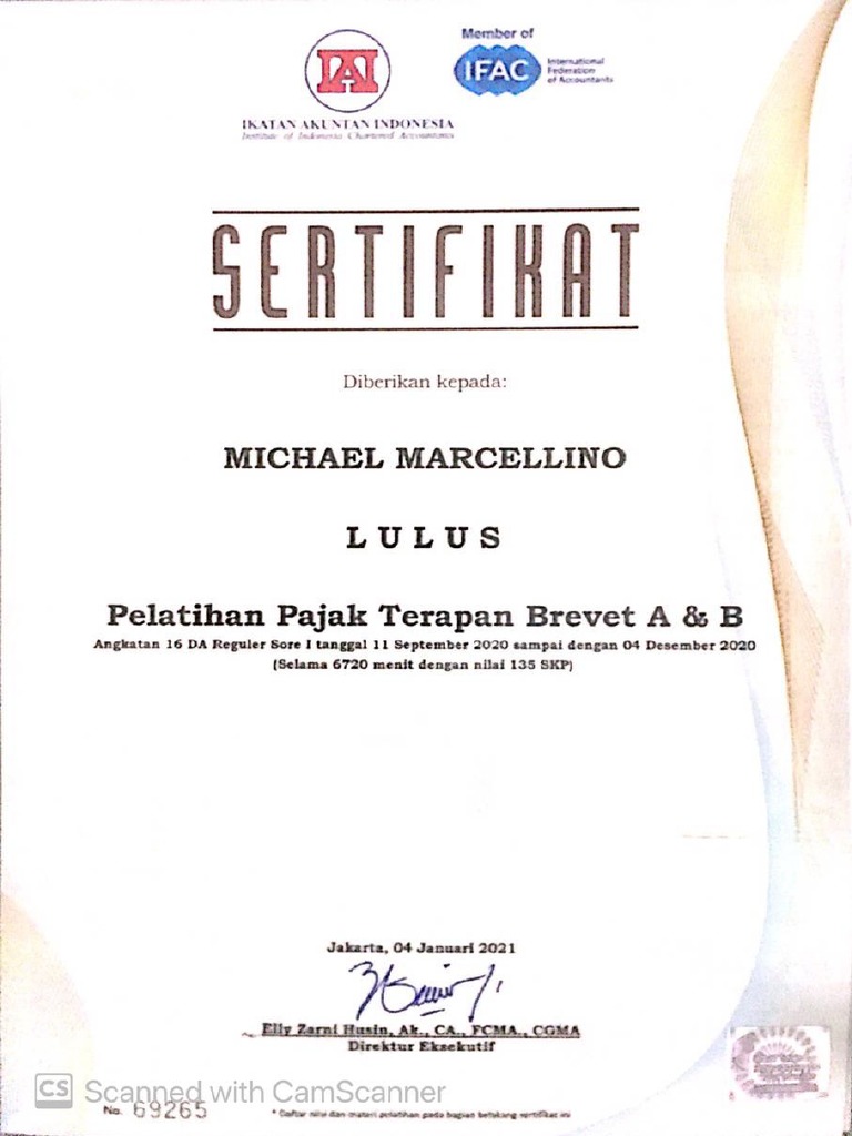 Sertifikat Brevet | PDF