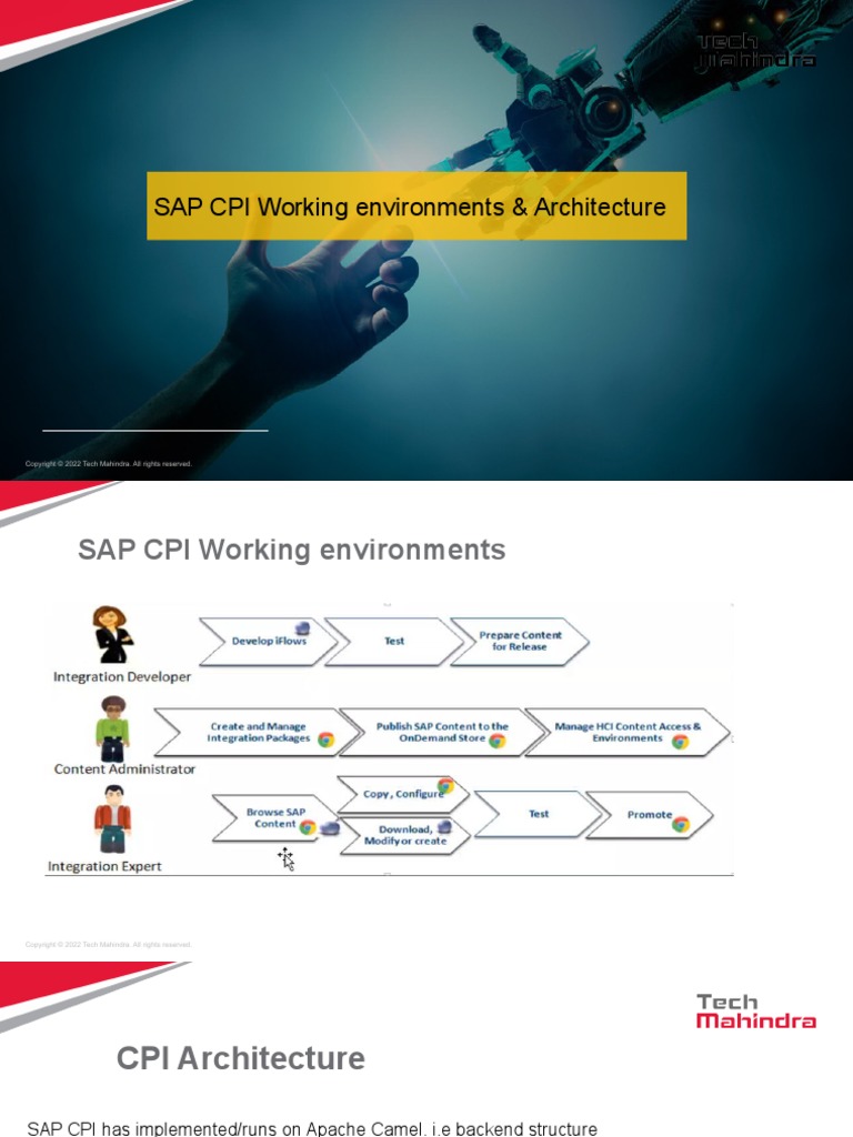 SAP CPI Working Environments & Architecture | PDF | Cloud Computing ...