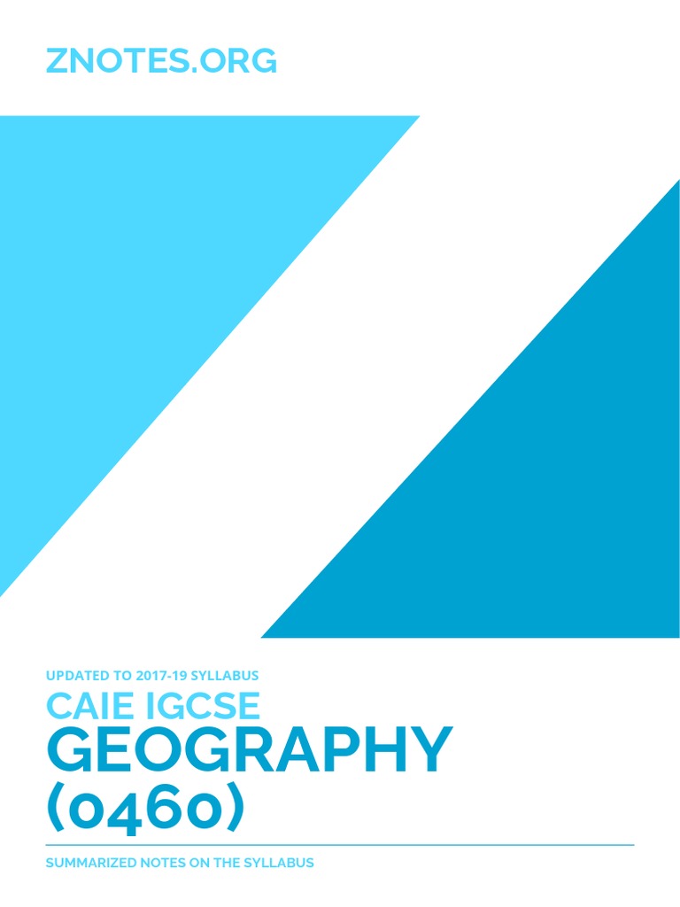 CAIE IGCSE Geography Notes, Paper 2 | PDF | Contour Line | Map