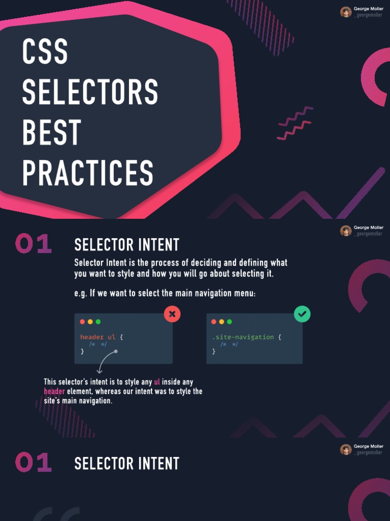 Css Selector Best Practices | PDF