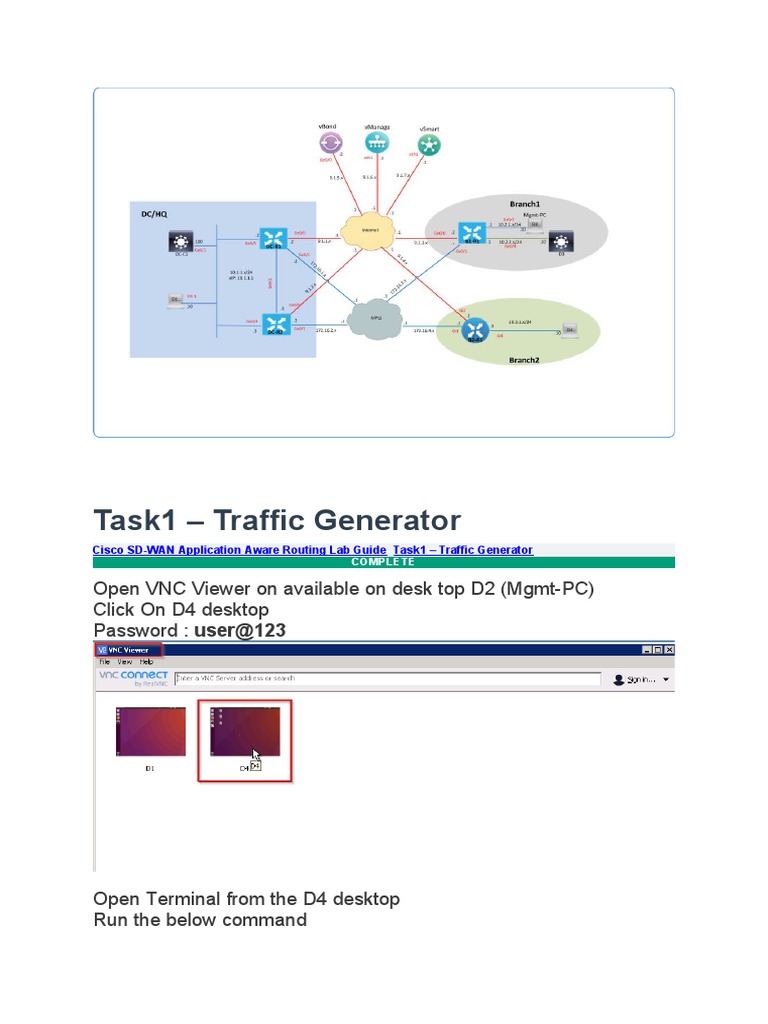 Cisco SD-WAN Application Aware Routing Lab | PDF | Virtual Private Network | Networking