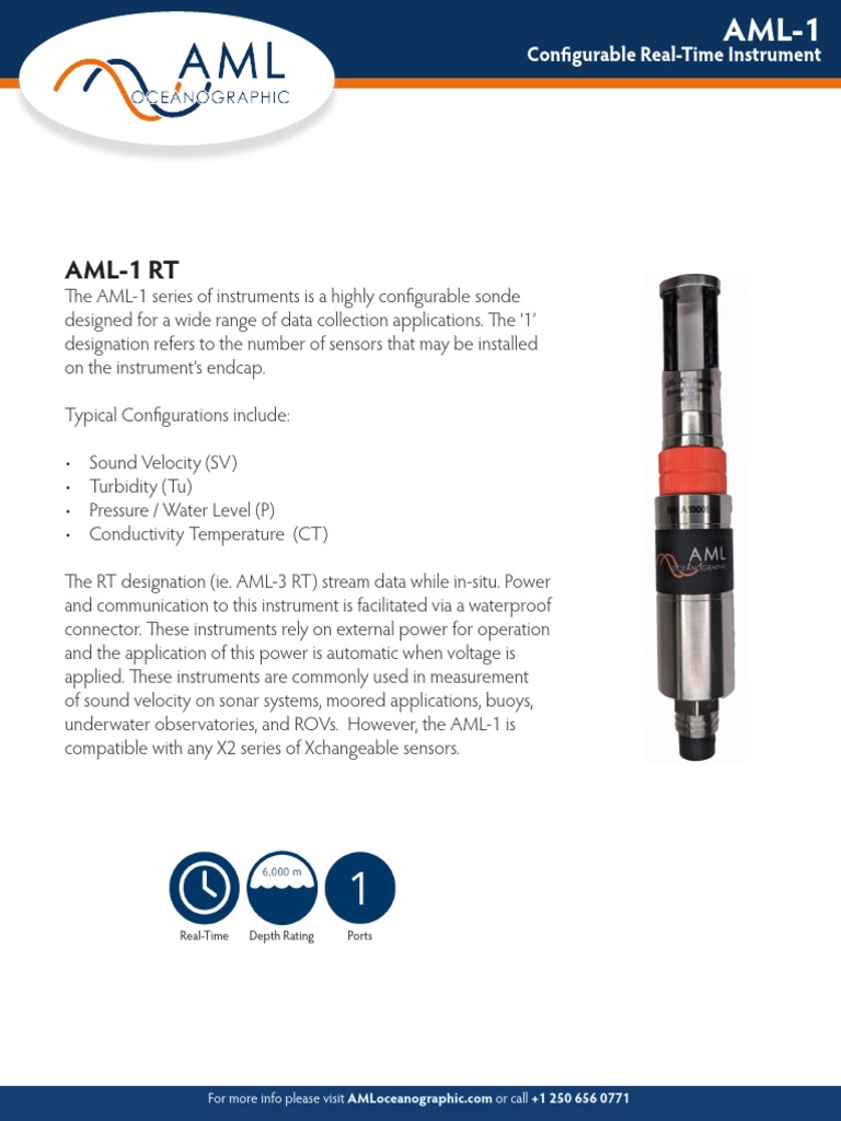 Aml-1 RT: Configurable Real-Time Instrument | PDF