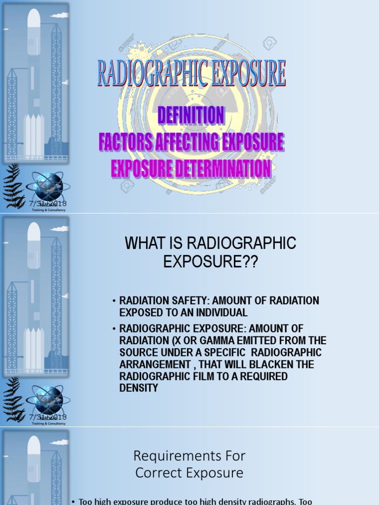 Exposure Determination | PDF | Radiography | Radiation