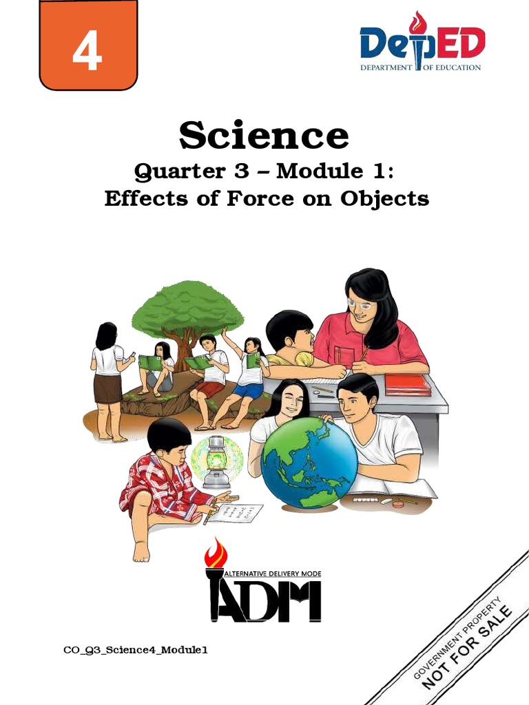 Sci4 Q3 Module1 | PDF | Force | Learning