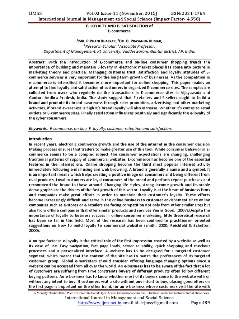 Ijmss Paper 2 | PDF | Retail | E Commerce