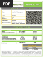 K1111 Homo Polypropylene Datasheet | PDF