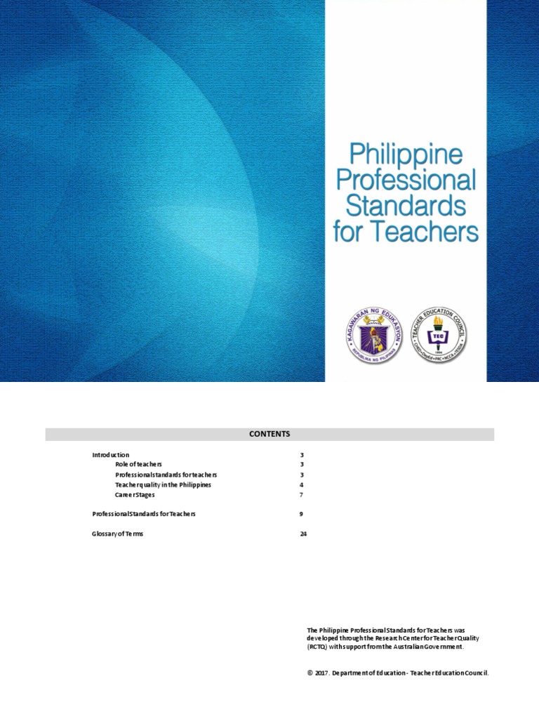 Philippine Professional Standards For Teachers PPST | PDF | Learning | Teachers