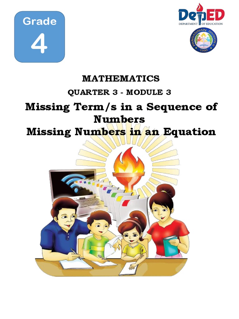 Grade: Missing Term/s in A Sequence of Numbers Missing Numbers in An ...