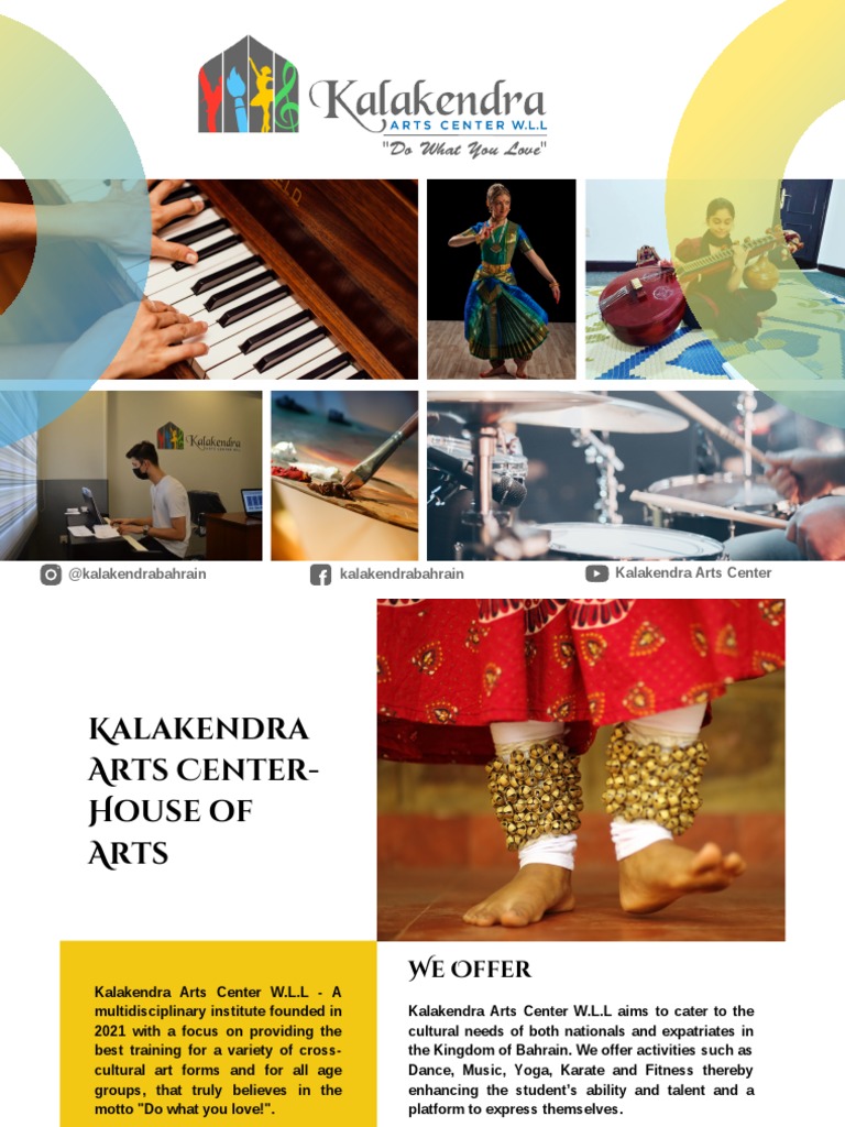 Kalakendra Arts Center Brochure | PDF