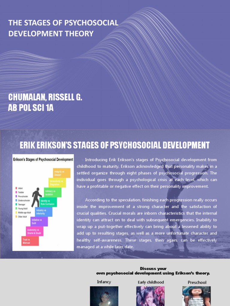 The Stages of Psychosocial Development Theory | PDF | Childhood ...