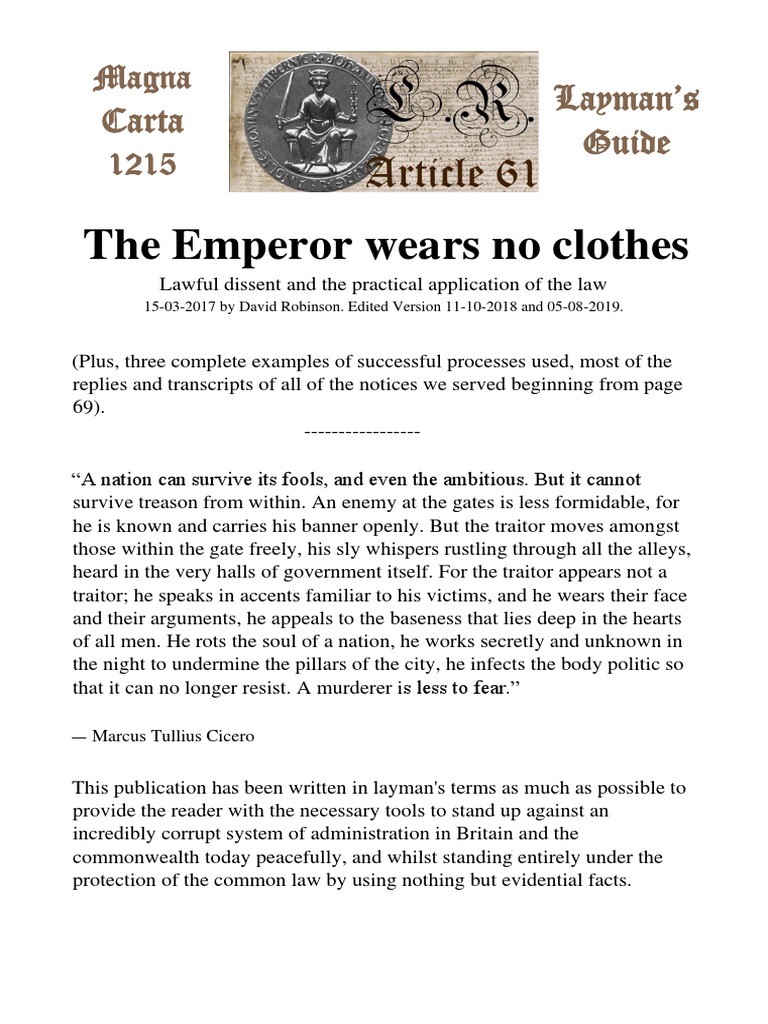 Layman's Guide | PDF | Magna Carta | Common Law