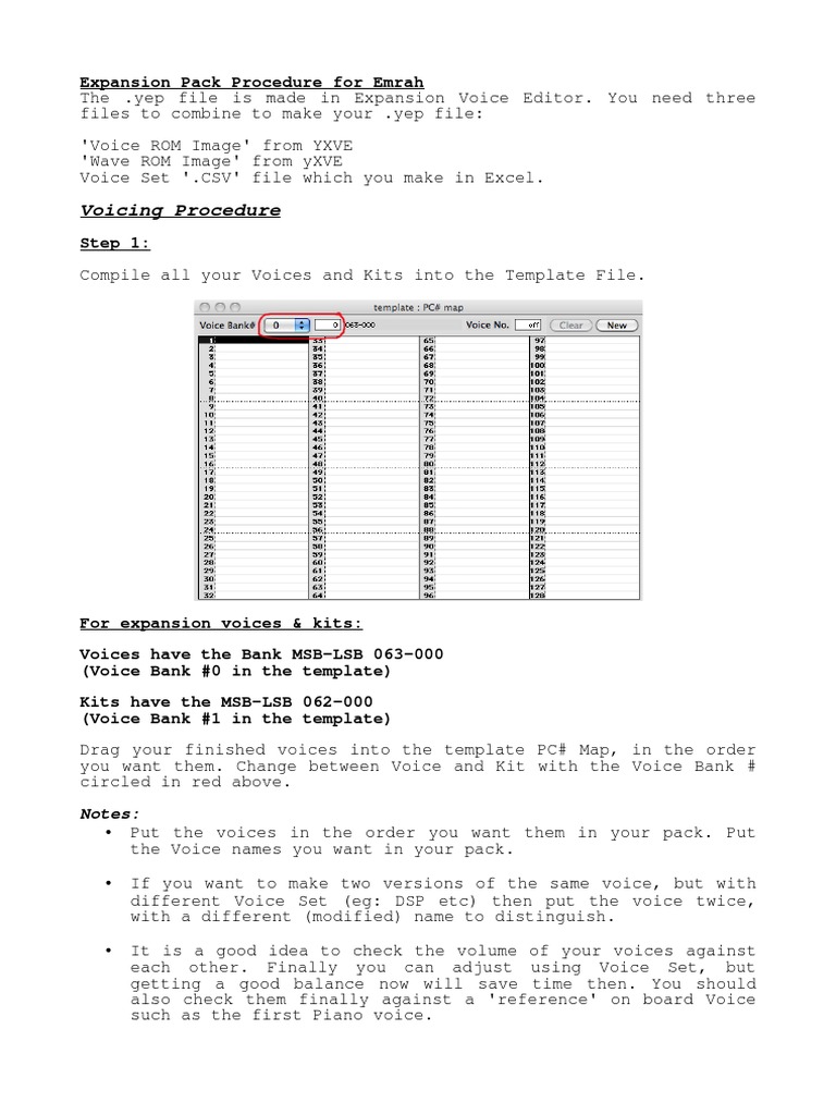 YEP Pack Procedure - V1 | PDF | Equalization (Audio) | Computer File