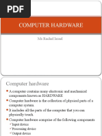 Computer Hardware Presentation | PDF | Computer Hardware | Operating System