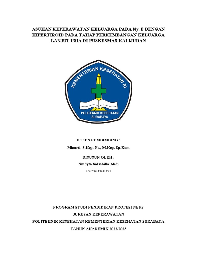 Askep Keluarga Hipertiroid Nindy | PDF | Kesehatan Holistik | Pengembangan Diri