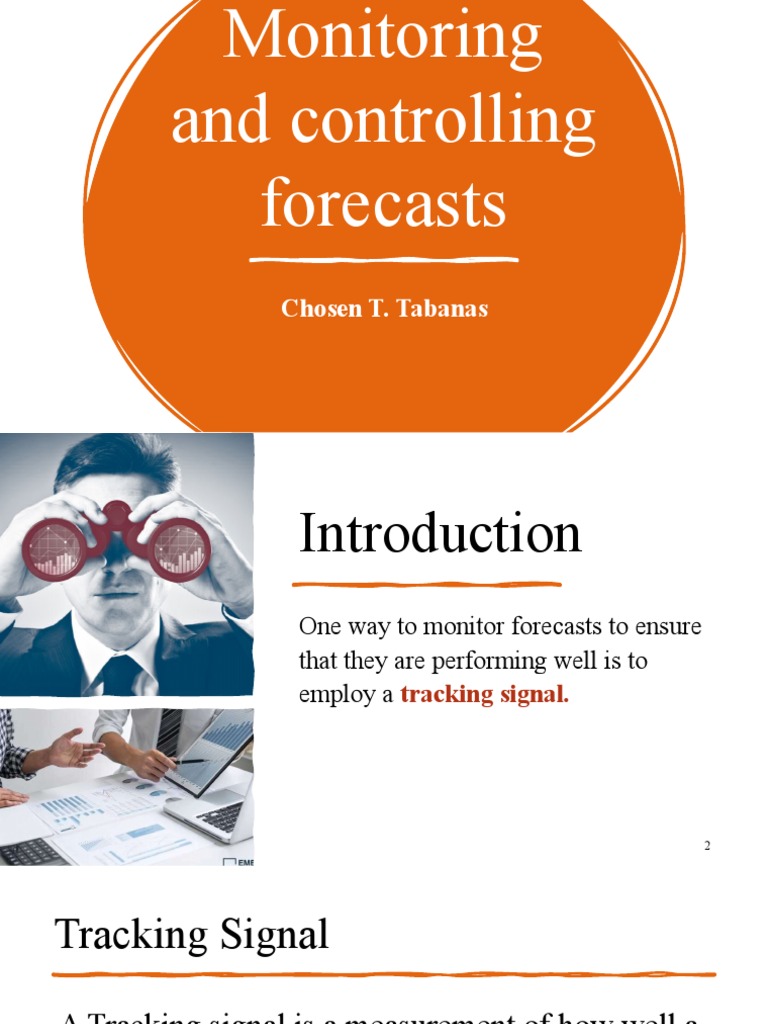 Monitoring and Controlling Forecasts | PDF | Forecasting | Standard Deviation