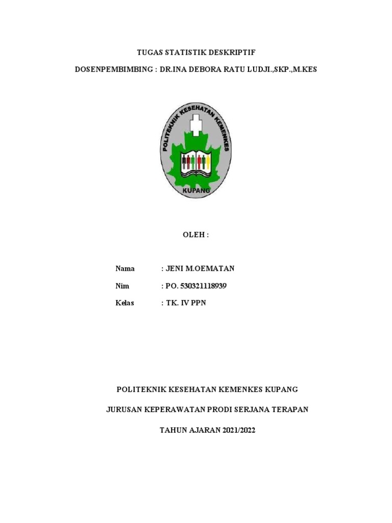Tugas STATISTIK JENI OEMATAN | PDF