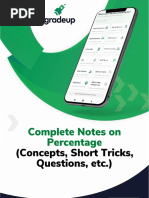 Percentages-CAT-Previous Year Questions | PDF