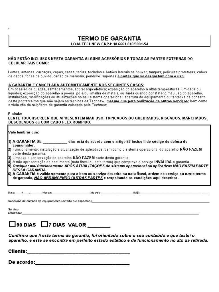 Importancia Y Plantillas Para Orden De Entrega En Word/modelo De Termo De Entrega De Chaves