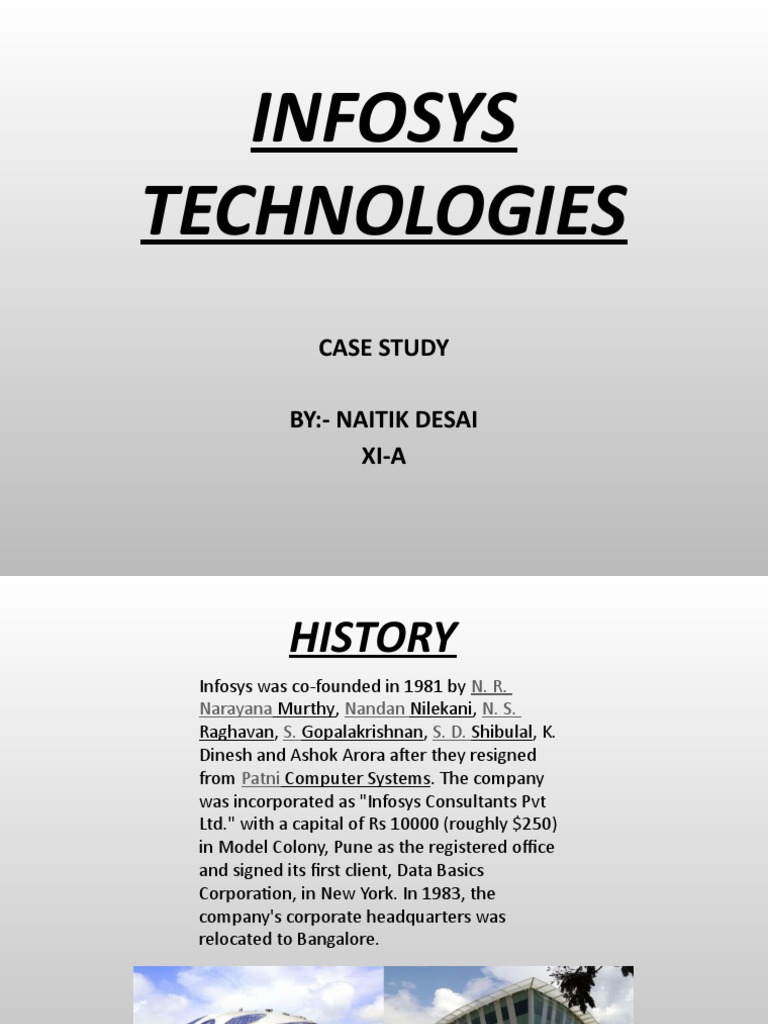 Infosys Technologies Case Study Overview | PDF | Business | Economies