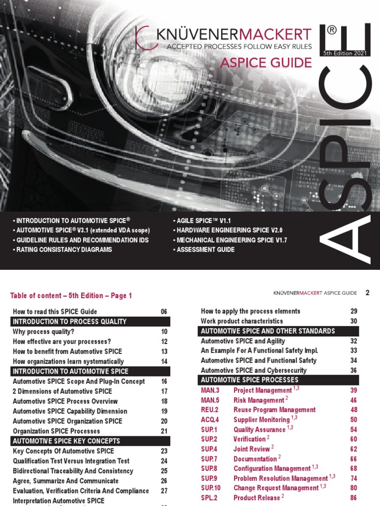 Aspice Guide Km2021 04 Pdf Information Technology Management