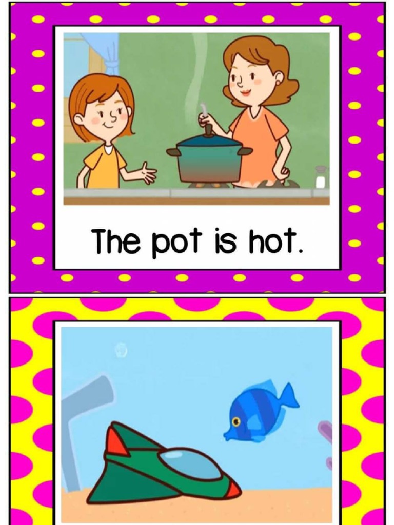 Flash Card For Reading Activity in English | PDF