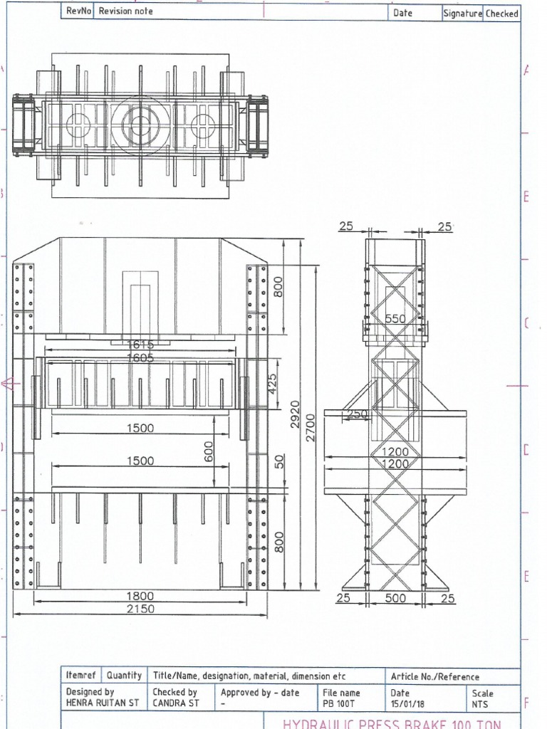 Drawing Hydraulic Press Machine | PDF