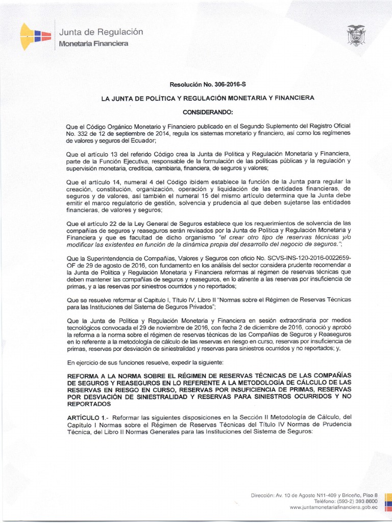 Reforma de Reservas Técnicas en Seguros | PDF | Seguro | Reaseguro