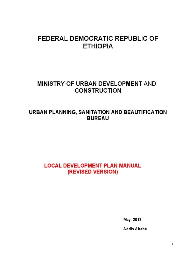 Ldp Manual Pdf Urban Planning Urban Renewal