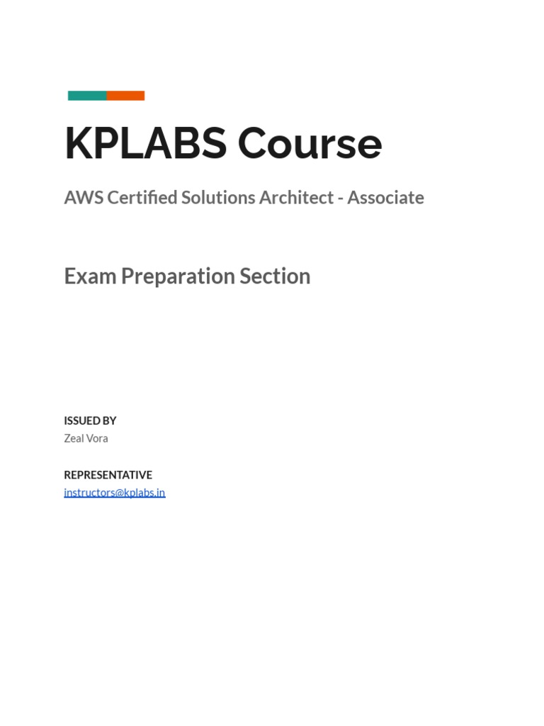 AWS Solutions Architect Course Guide | PDF | Amazon Web Services | Computer Network