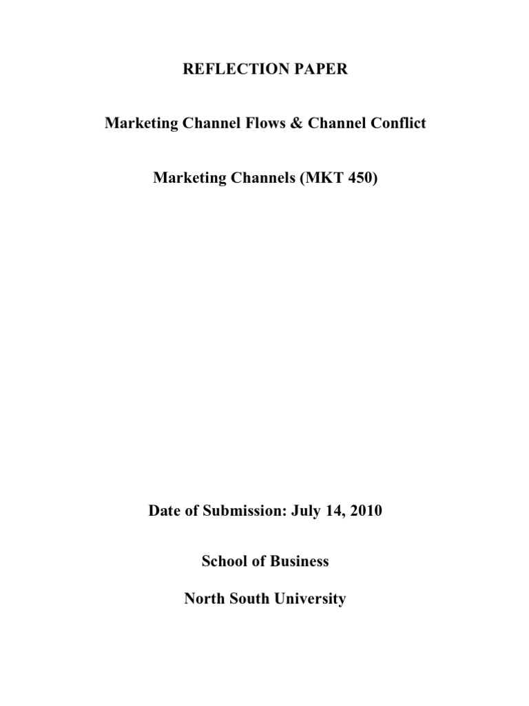 Sales Reflection Reaction Paper | PDF | Promotion (Marketing) | Sales